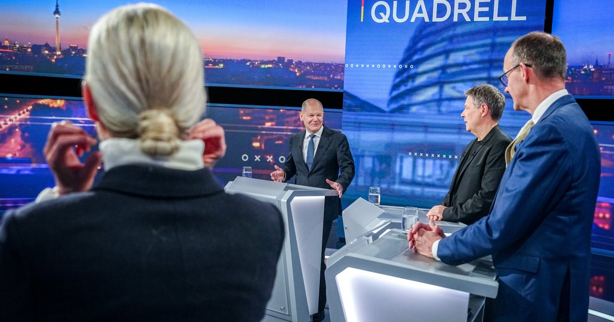 Scholz kampflustig im TV-Quadrell: „Nix gehört außer heiße Luft“ | Vorwärts
